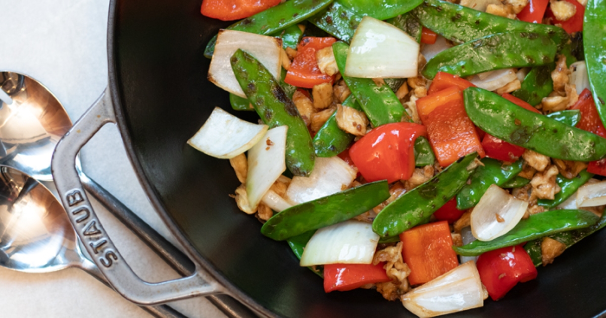 Yuba Snow Pea Stir Fry | Center for Science in the Public Interest